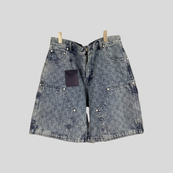 루이비통 25ss 헤비듀티 자카드 데님 반바지 ＞ 팬츠 | Giks-직스